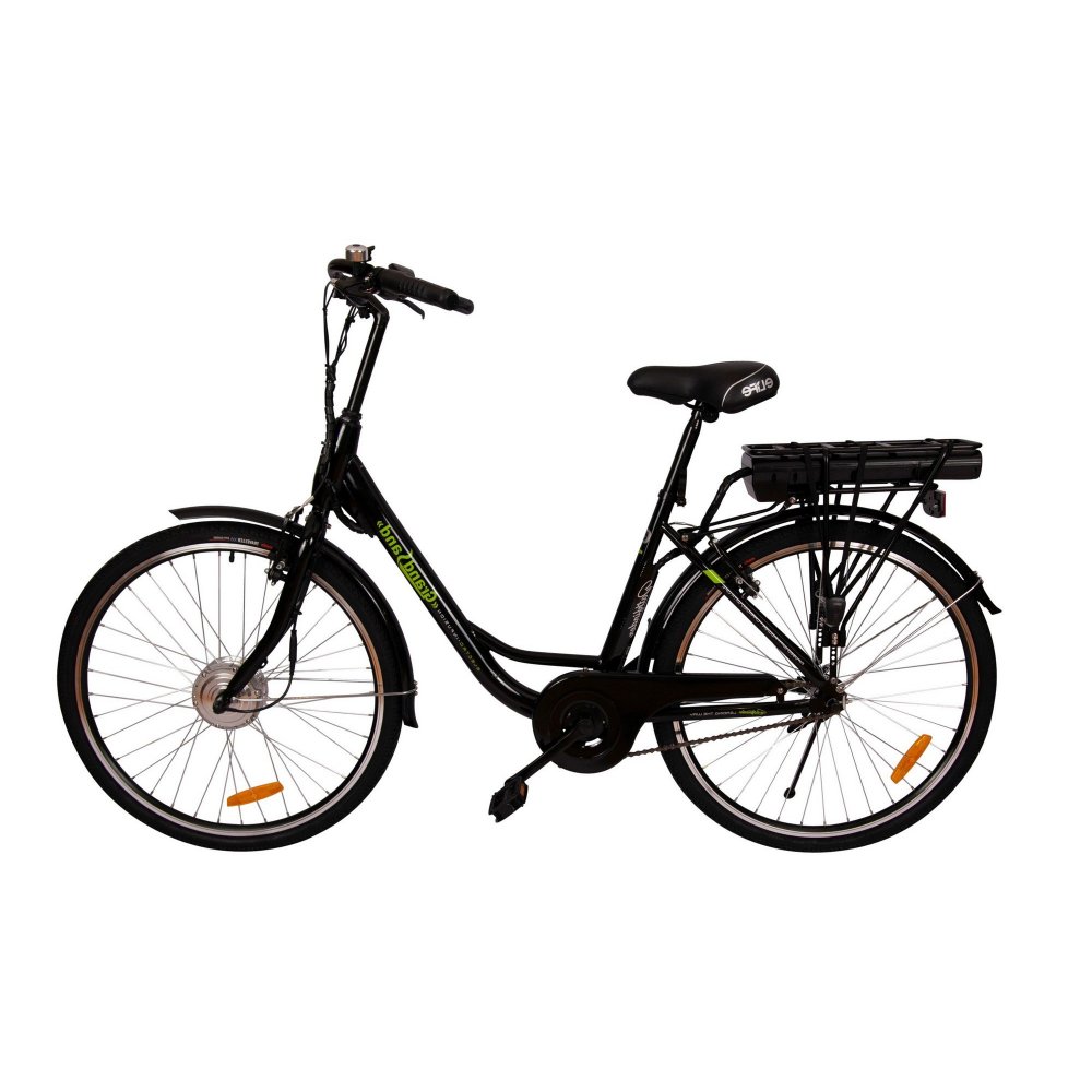 Elcykel Dam E-life 26 - Svart/grön - 16795 kr - Hemfint.se